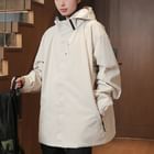 Samso - High Neck Plain Zip-Up Jacket | YesStyle