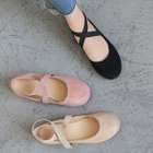 STEPUP - Plain Cross Flats | YesStyle