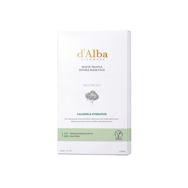 d'Alba - White Truffle Double Mask Pack Calming & Hydrating | YesStyle