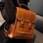 Lizzy - Faux Leather Flap Backpack | YesStyle