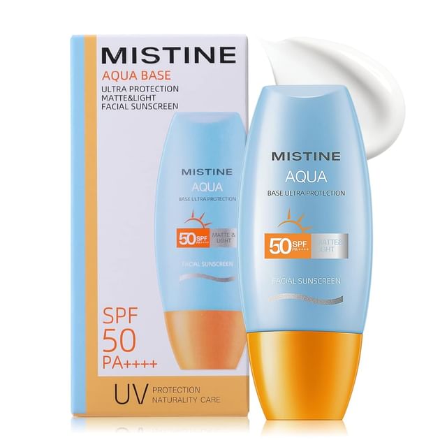 MISTINE - Aqua Base Ultra Protection Matte & Light Facial Sunscreen Pro SPF50 PA ++++ | YesStyle