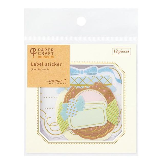 TANBAYA - midori Label Sticker (Sweets Pattern) (4 patterns x 3 ...