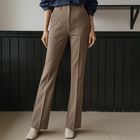 JUSTONE - Creased Boot-Cut Slacks | YesStyle