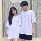 Mustatha - Couple Matching Short-Sleeve Cartoon Print T-Shirt | YesStyle