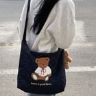 Chimi Chimi - Embroidered Quilted Crossbody Bag | YesStyle