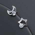A’ROCH - 925 Sterling Silver Moon-and-Star Earrings | YesStyle