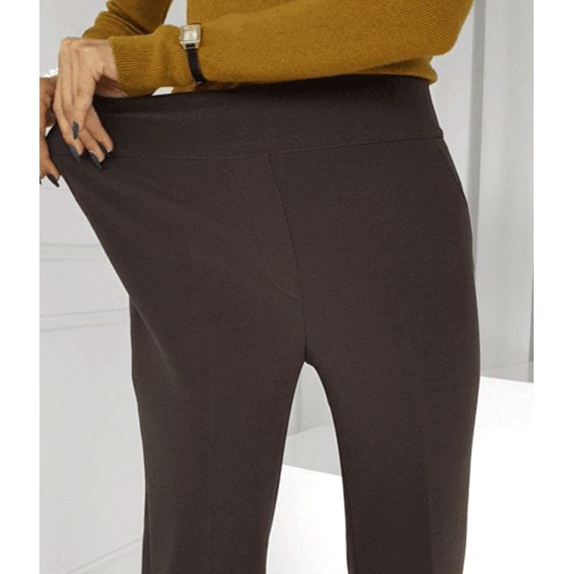 GUMZZI - Creased Boot-Cut Slacks | YesStyle