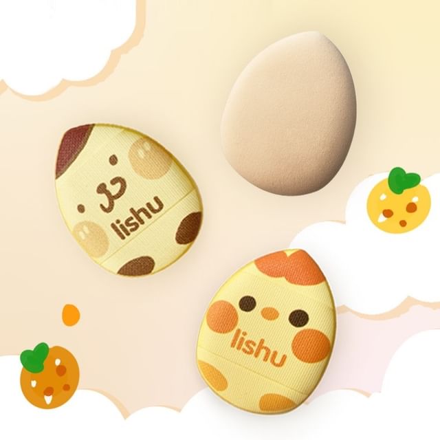 lishu - Finger Powder Puff Set Pompompurin Limited Edition - 2 Types ...