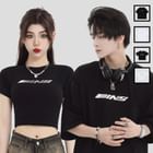 INStudio - Couple Matching Letter Print Tee(Various Designs) | YesStyle