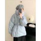 Phover - Plain Fluffy Puffer Jacket | YesStyle