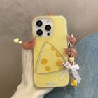 Mobby - Cheese Phone Case / Charm / Set - Apple iPhone 16 Pro Max / 16 ...