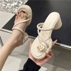 Vindler - Toe Loop High Heel Slide Sandals | YesStyle