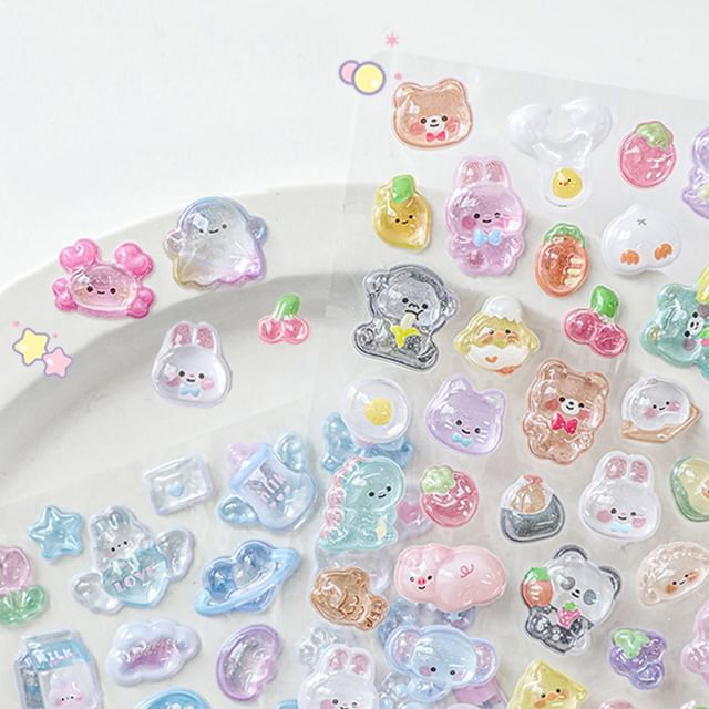 princesseria - Cartoon 3D Sticker (Various Designs) | YesStyle