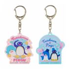 Sanrio - Tuxedo Sam x Pingu Acrylic Keyring | YesStyle