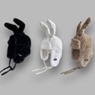 FROME - Rabbit ear Faux Shearling Trapper Hat | YesStyle