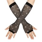 Kinoxslone - Rhinestone Fishnet Arm Sleeves | YesStyle