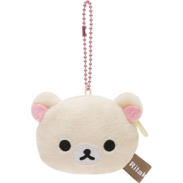 San-X - San-X Rilakkuma Korilakkuma Mini Plush Coin Purse with Keychain ...