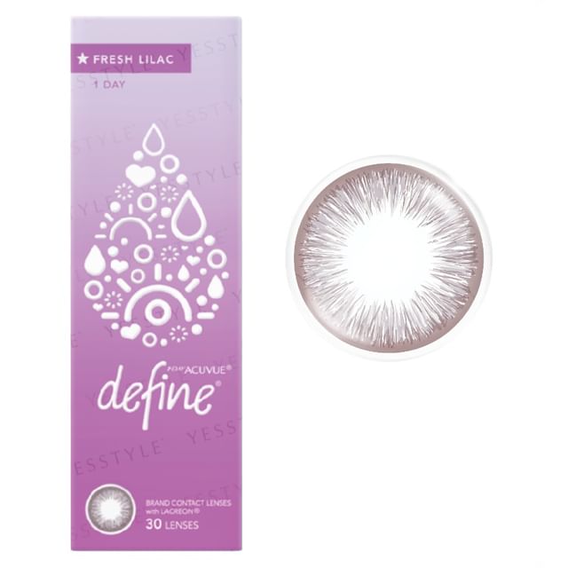 ACUVUE - 1 Day Define Fresh Lacreon Color Lens Fresh Lilac 30 pcs ...