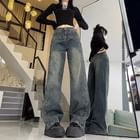 Xuela - Mid Rise Washed Loose Fit Jeans | YesStyle