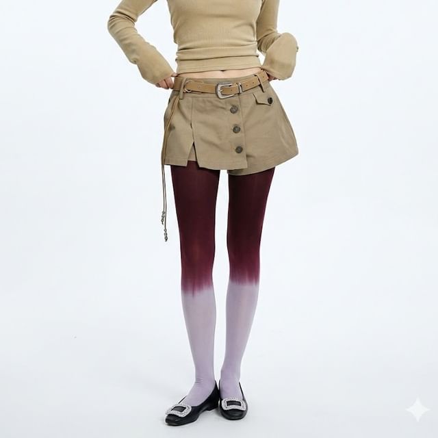 Gentiana - Galaxy Gradient Plain Tights | YesStyle
