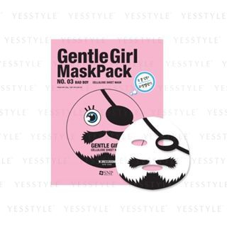 SNP - Gentle Girl Mask Pack Cellulose Sheet Mask No.03 Bad Boy | YesStyle