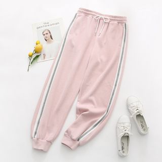 TOJI - Striped Panel Sweatpants | YesStyle