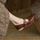 Cinnabelle - Pointy-Toe T-Bar Block Heel Pumps | YesStyle