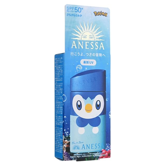 Shiseido - Pokemon Piplup Anessa Perfect UV Sunscreen Skincare Milk SPF ...