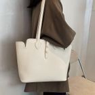 Nebula Neko - Set: Faux Leather Carryall Bag + Pouch | YesStyle