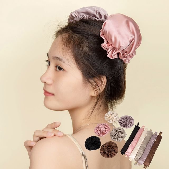 Worthbuy - Set: Plain Sleeping Hair Curling Rod + Hair Bun Maker | YesStyle