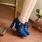 Blingon - High Heel Oxfords | YesStyle