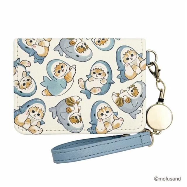 White & Peach - mofusand Pass Case | YesStyle