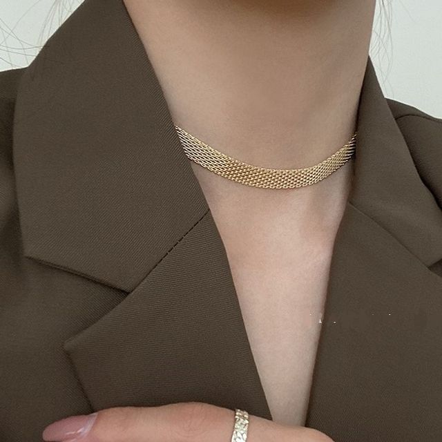 Foreflow - Alloy Mesh Choker | YesStyle