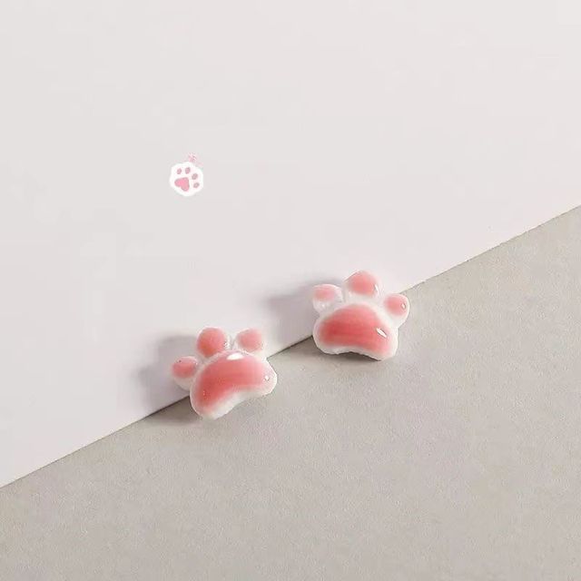 Halfla - Animal Ear Stud / Set | YesStyle