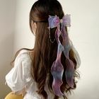 HIME - Bow Gradient Mesh Fringe Hairband | YesStyle