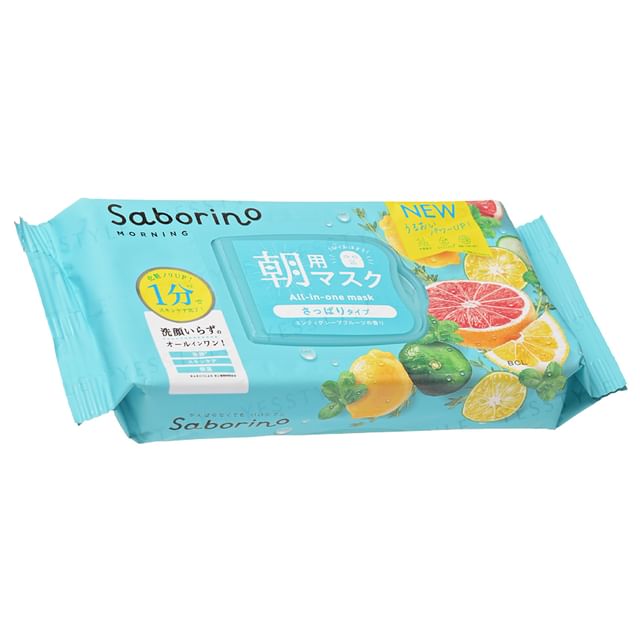 BCL - Saborino Morning All-in-one Mask N Refresh Type Minty Grapefruit ...