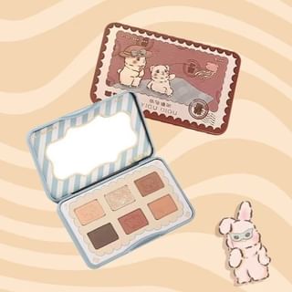 YIGU DIGU - GUGU Postcard 6-Color Eyeshadow Palette - 2 Types | YesStyle