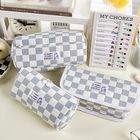 Puraquivent - Lettering Applique Checker Pencil Case (various designs ...
