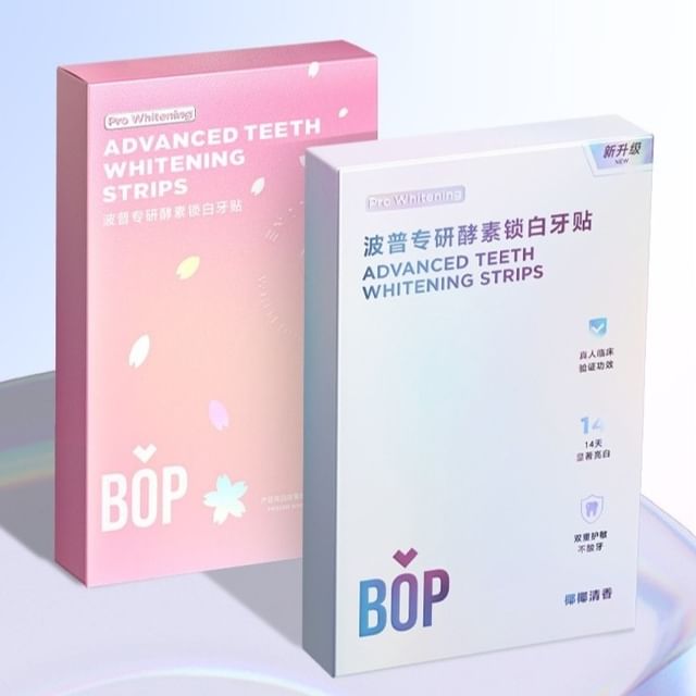 BOP - Advanced Teeth Whitening Strips - 2 Flavors | YesStyle