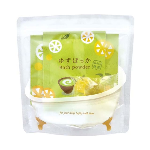 G.P.CREATE - Yuzu Matcha Happy Bath Time Set: Bath Salt 40g + Bath ...