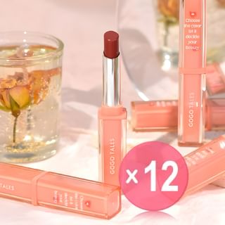 Buy GOGO TALES - Light Velvet Lip Stick - 4 Colors (x12) (Bulk Box) in ...