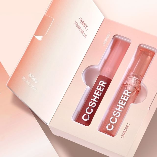 CCSHEER - Light Mist Lip Mud Set - 4 Types | YesStyle