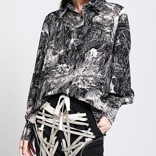 Ultra Modern - Printed Blouse | YesStyle