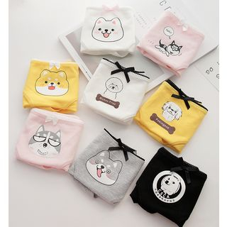 MEOKO - Set of 3: Printed Panties | YesStyle