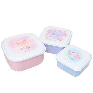 Kamio Japan - Kirby Food containers (3 Pieces Set) PUPUPU STARLIGHT ...