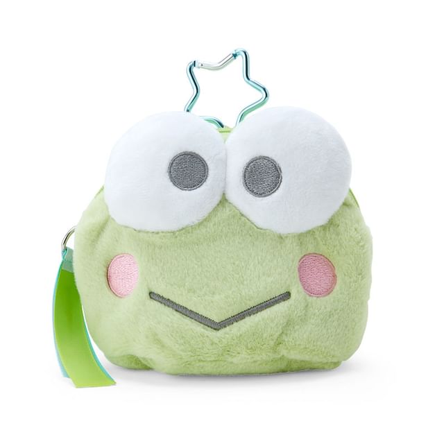 Alpha Collection - Sanrio - Kero Kero Keroppi Face Plush Pouch | YesStyle