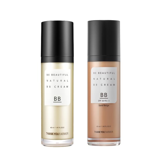 THANK YOU FARMER - Be Beautiful Natural BB Cream SPF30 PA++ 40ml - 2 Colors | YesStyle