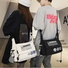 Felicity - Set: Lettering Messenger Bag + Bag Charm | YesStyle