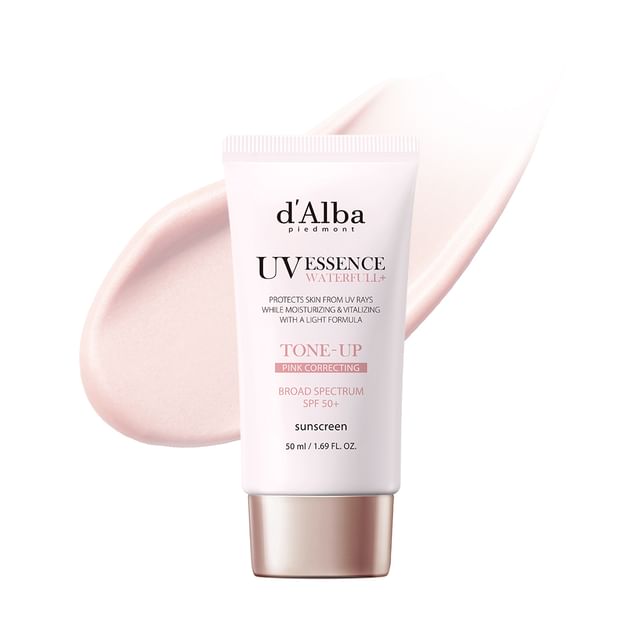 d'Alba - Waterfull Pink Correcting Tone-Up Sunscreen | YesStyle