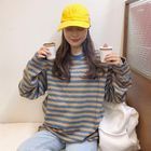 KUNBO - Long-Sleeve Striped T-Shirt | YesStyle